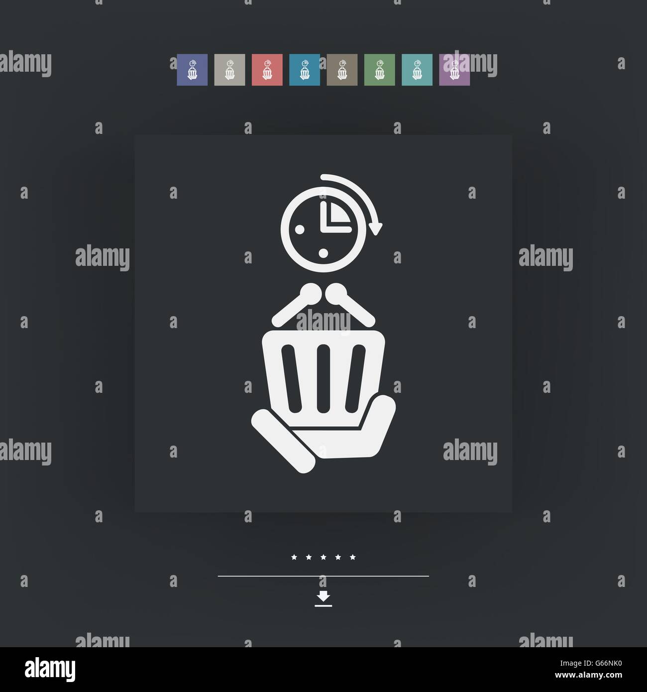 Time saver vector vectors hi-res stock photography and images - Alamy