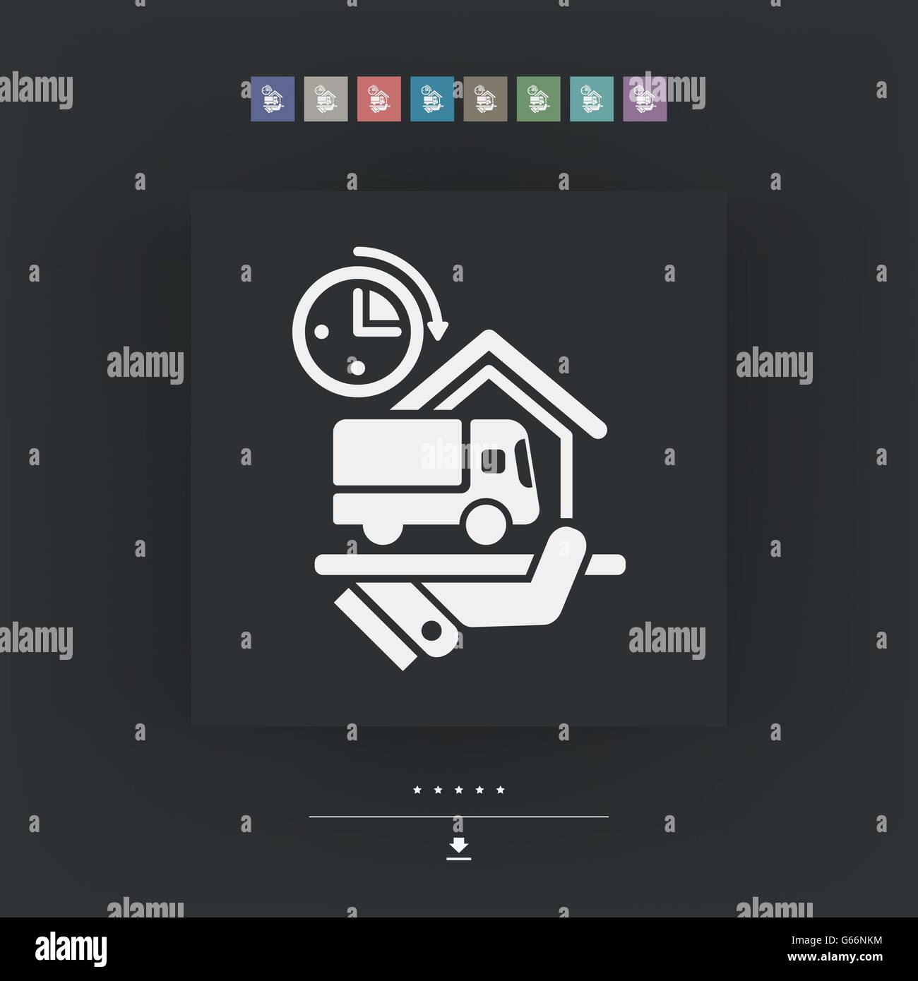 Slow delivery Stock Vector Images - Alamy