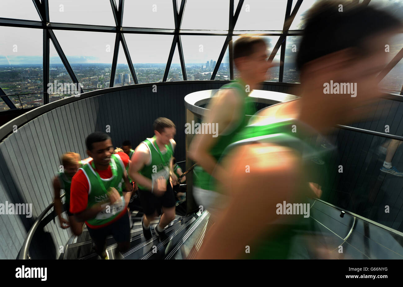 The Gherkin Challenge charity race Stock Photo - Alamy