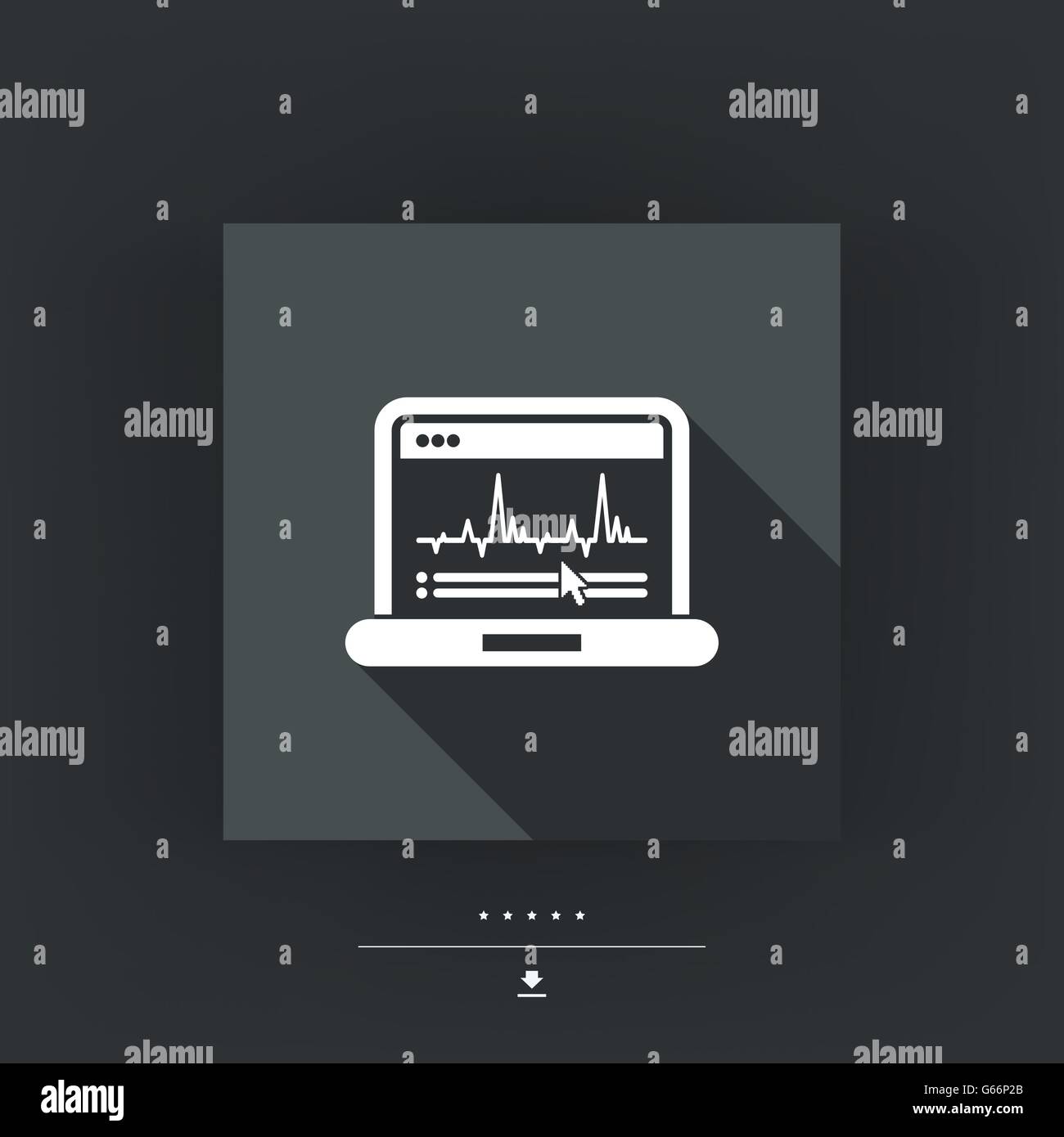 Graphic diagram computer icon Stock Vector Image & Art - Alamy