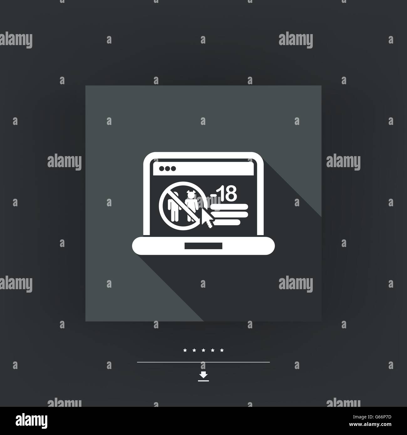 Web parental advisory Stock Vector Image & Art - Alamy
