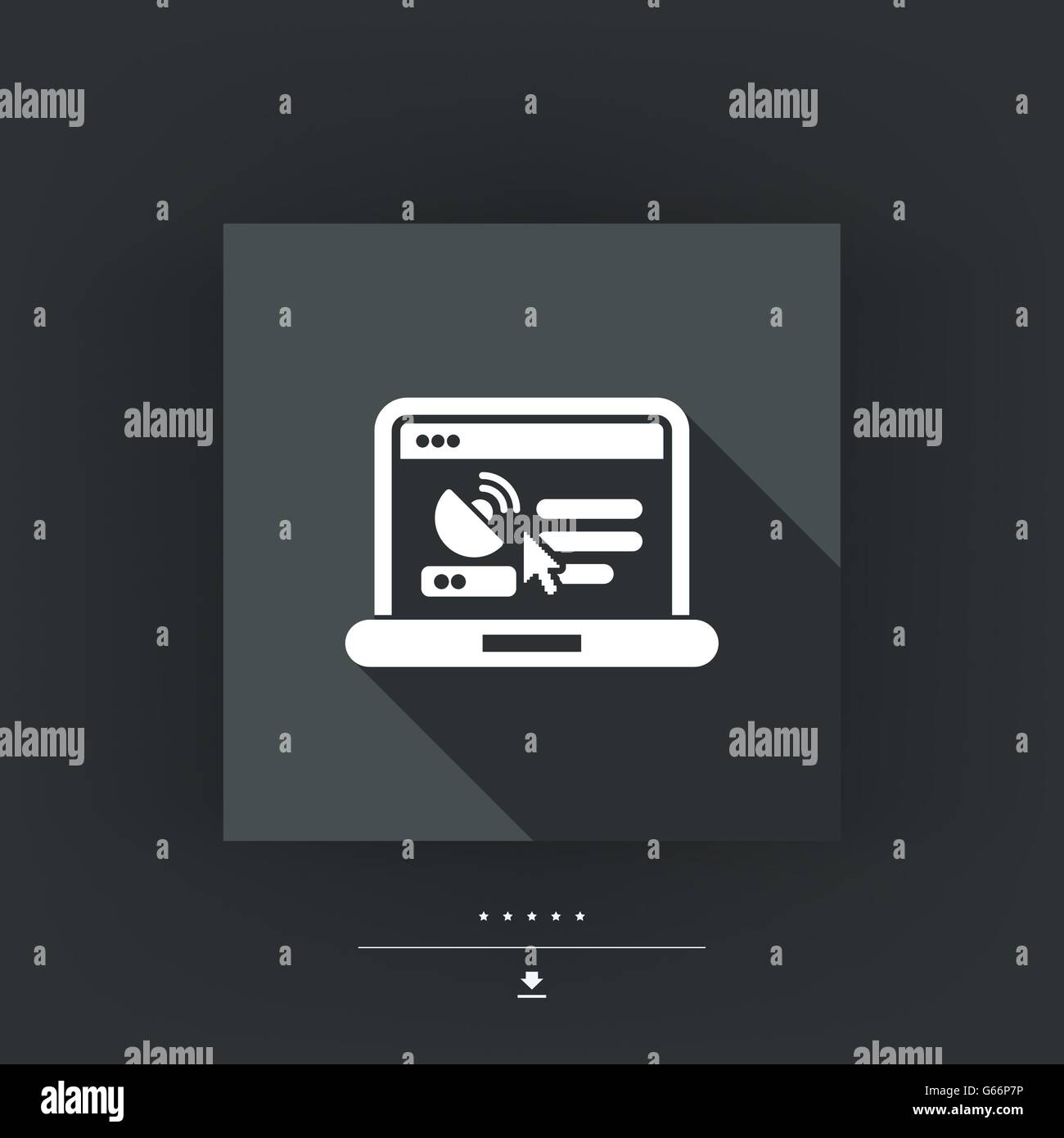 Pc antenna icon Stock Vector Image & Art - Alamy