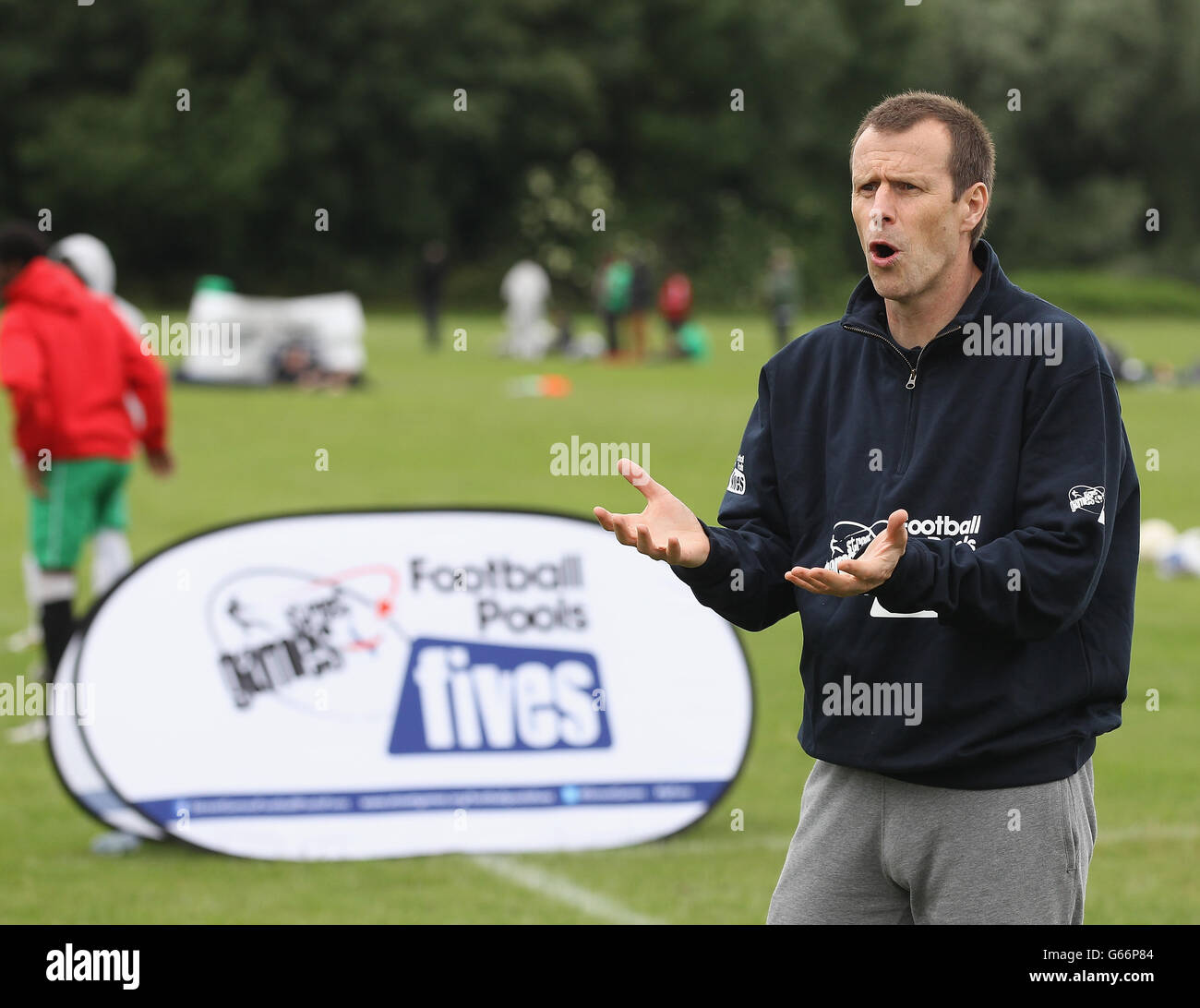 Sport - StreetGames Football Pools Fives - London Stock Photo - Alamy