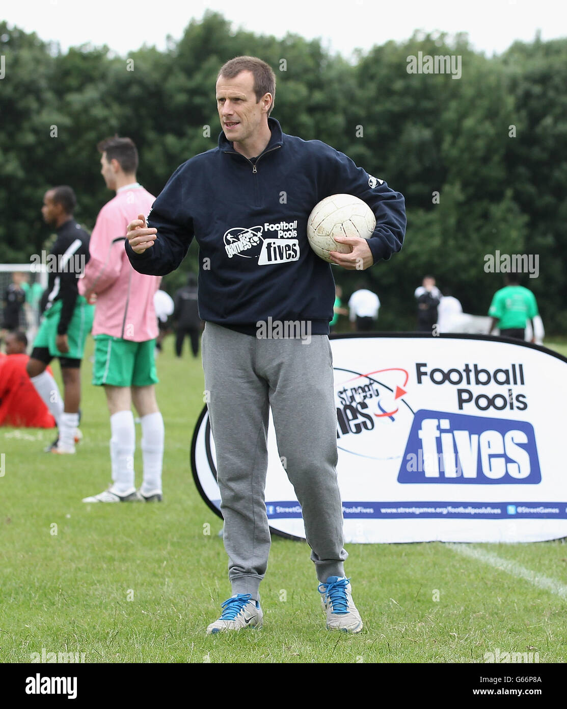 Sport - StreetGames Football Pools Fives - London Stock Photo - Alamy