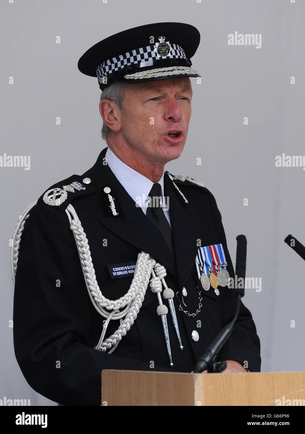 Metropolitan Police Commissioner Sir Bernard Hogan-Howe during the ...