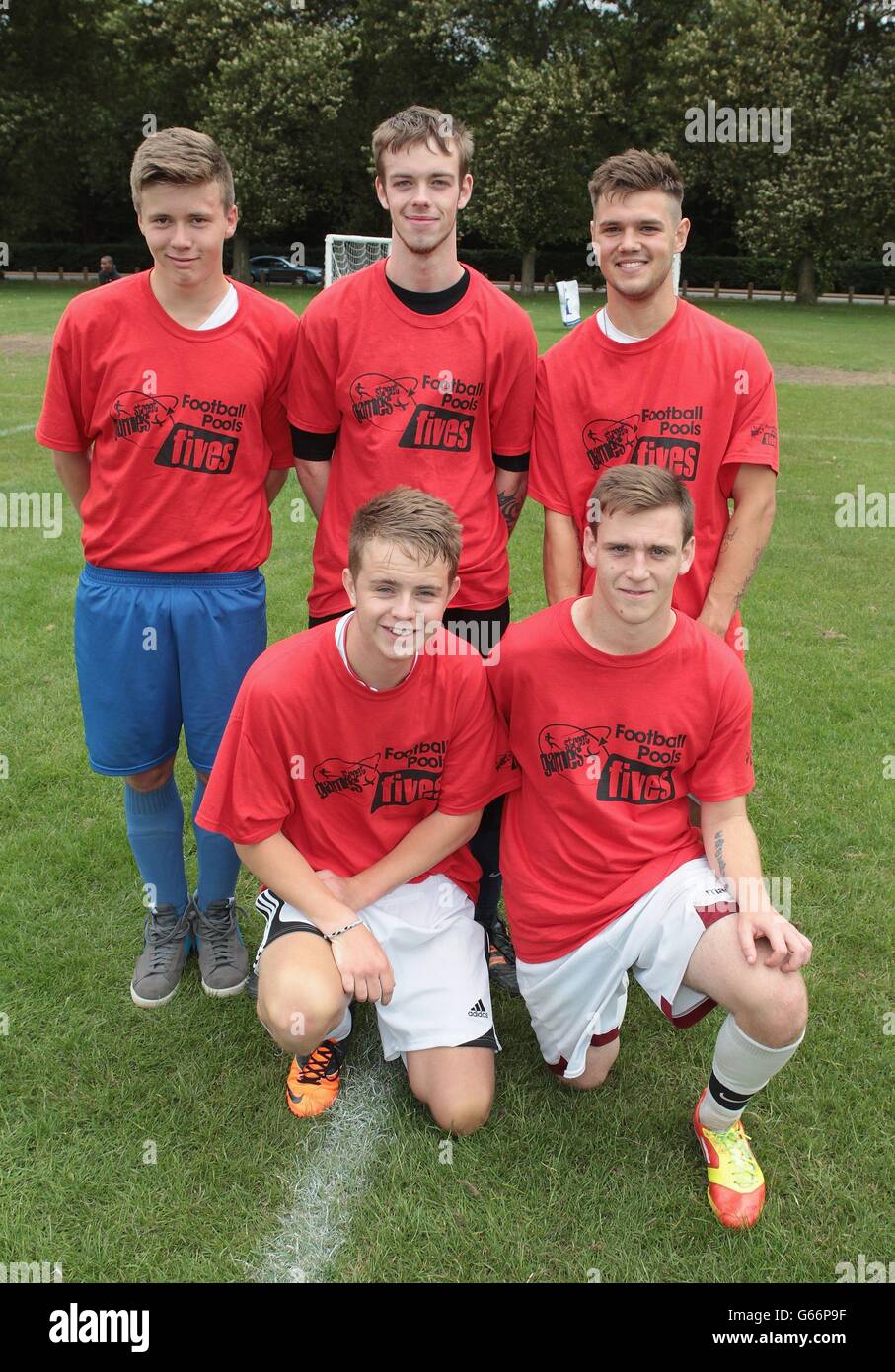 Sport - StreetGames Football Pools Fives - London Stock Photo - Alamy