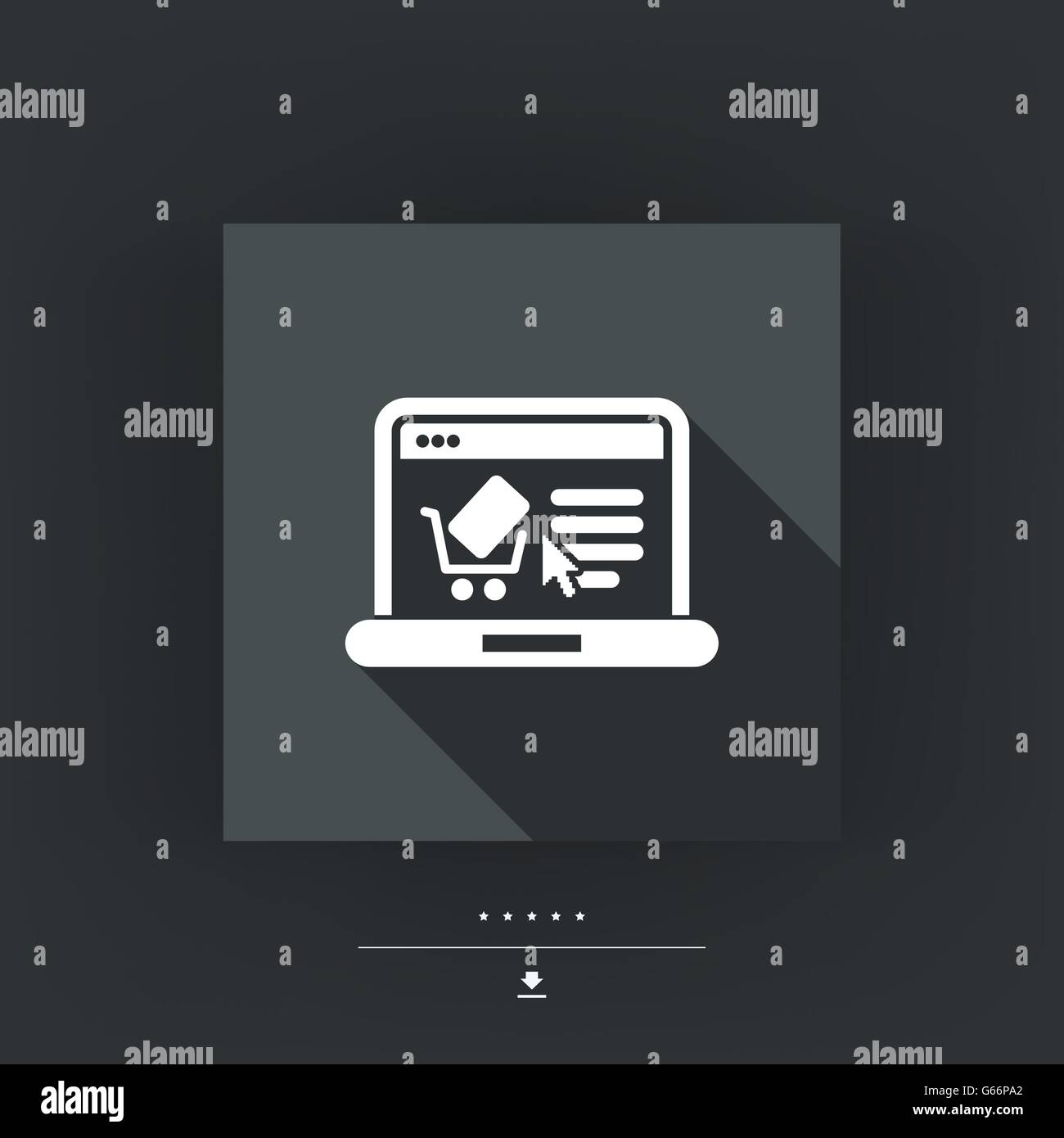 E-commerce website icon Stock Vector Image & Art - Alamy