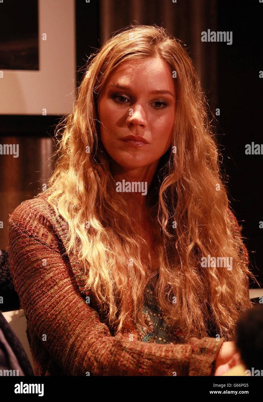 Singer Joss Stone at a soundcheck, before an Amy Winehouse Foundation ...