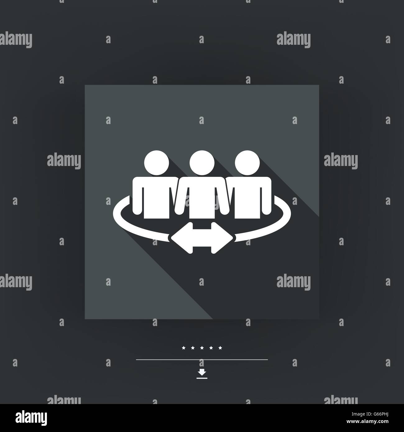 Team of connected people Stock Vector Image & Art - Alamy