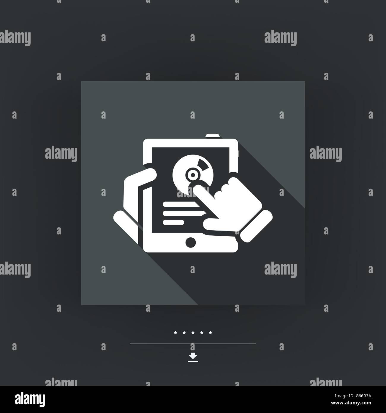 Tablet application icon Stock Vector Image & Art - Alamy