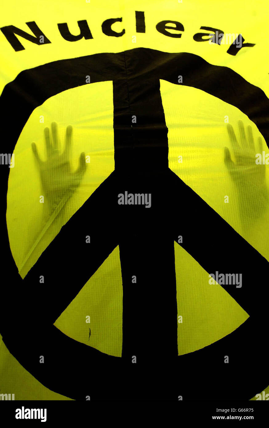 Cnd protest symbol hi-res stock photography and images - Alamy