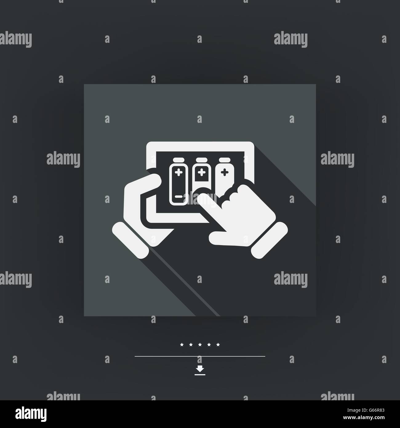 Illustration of tablet battery charge concept Stock Vector Image & Art ...