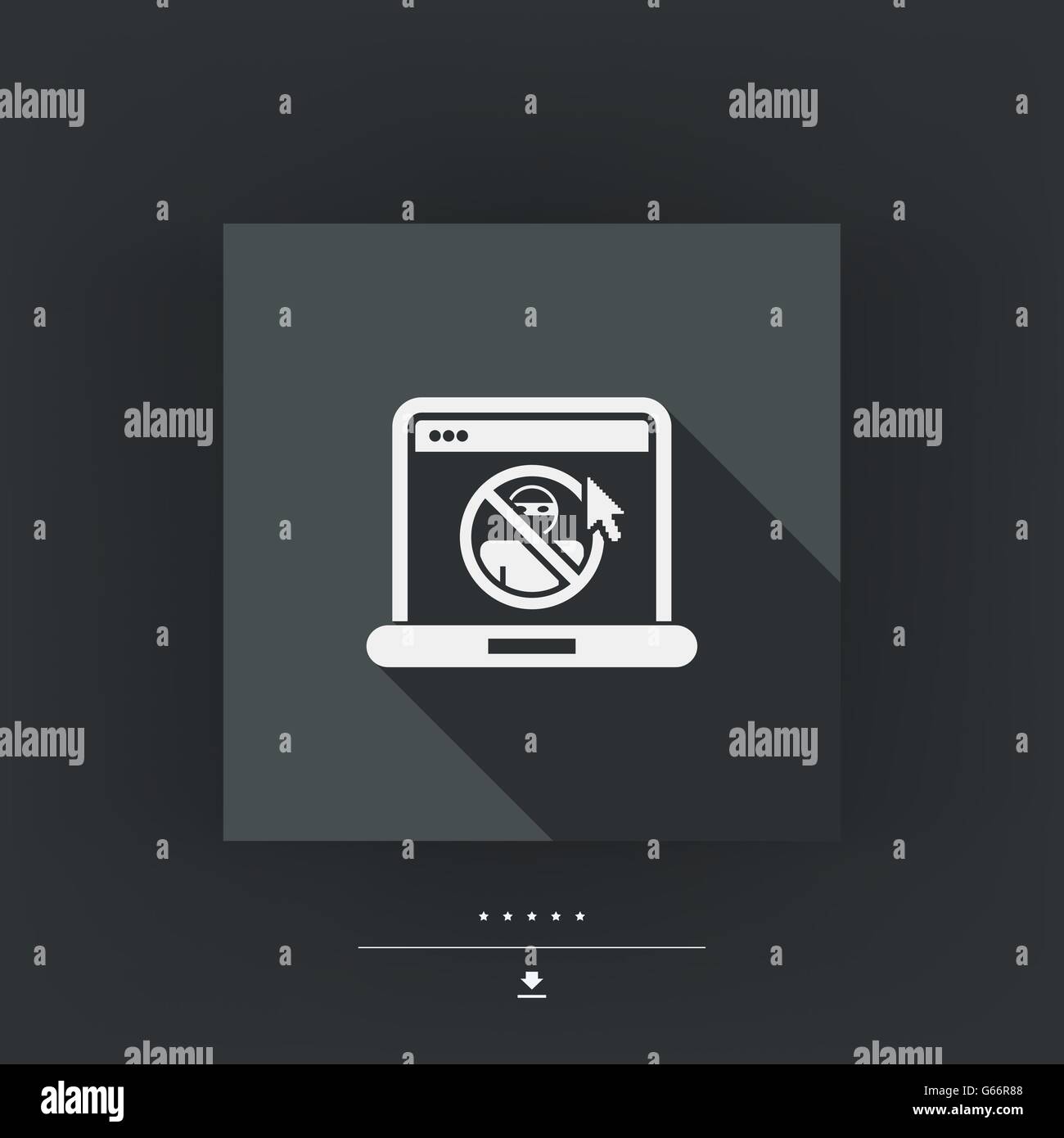 Illustration of web access data protection Stock Vector Image & Art - Alamy