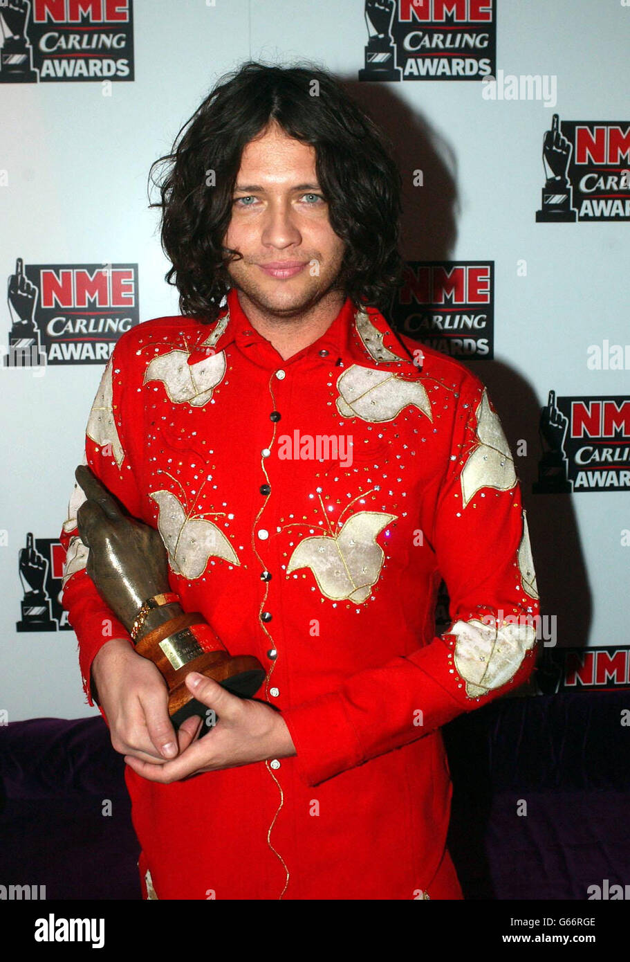 For the nme carling awards in london hi-res stock photography and ...