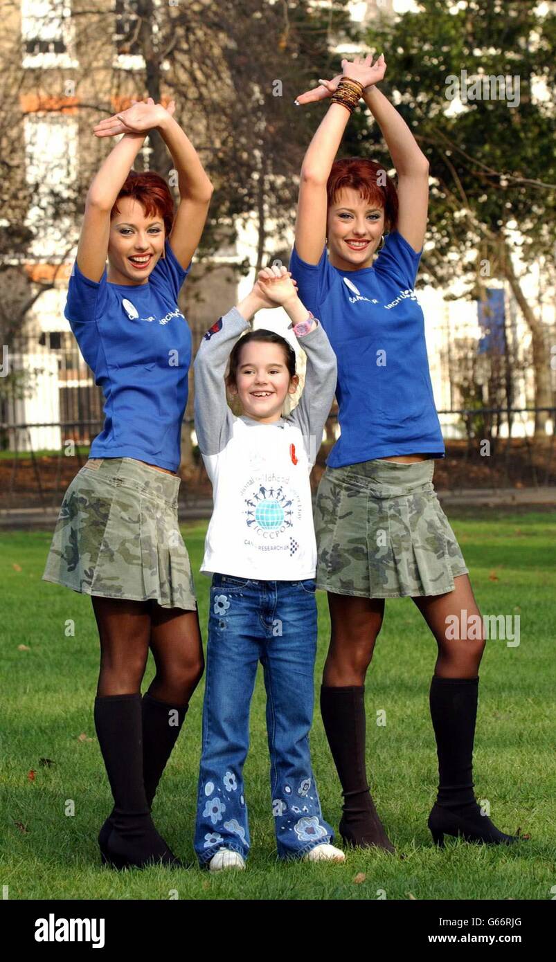 Cheeky Girls Cancer Research Stock Photo - Alamy