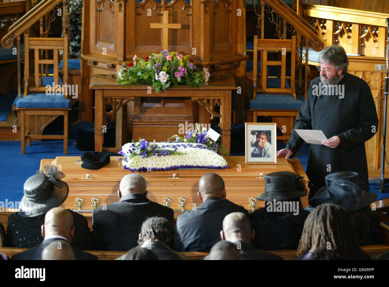Letisha Shakespeare funeral Stock Photo - Alamy