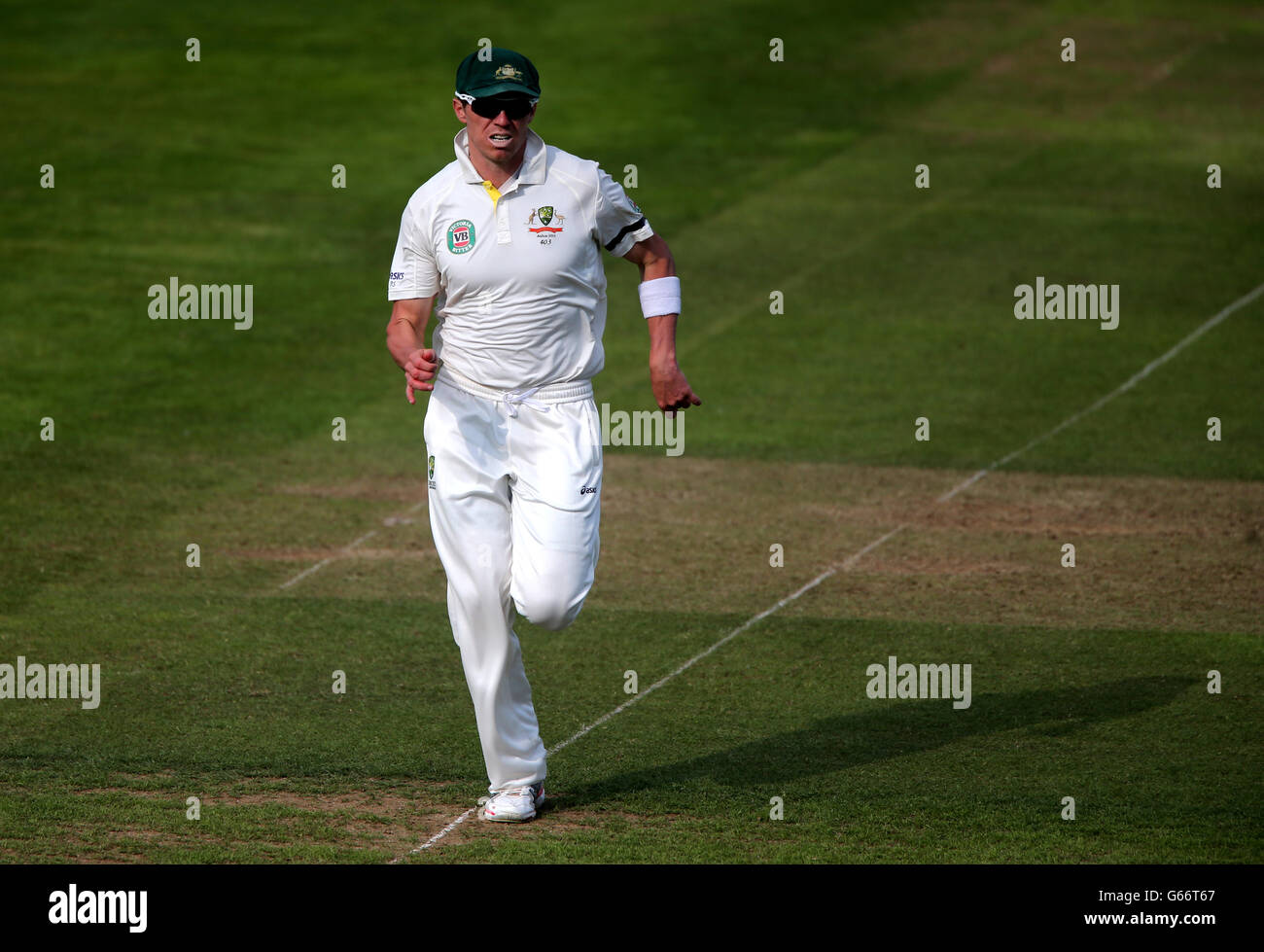 Australia's Peter Siddle during the International Tour match at the ...