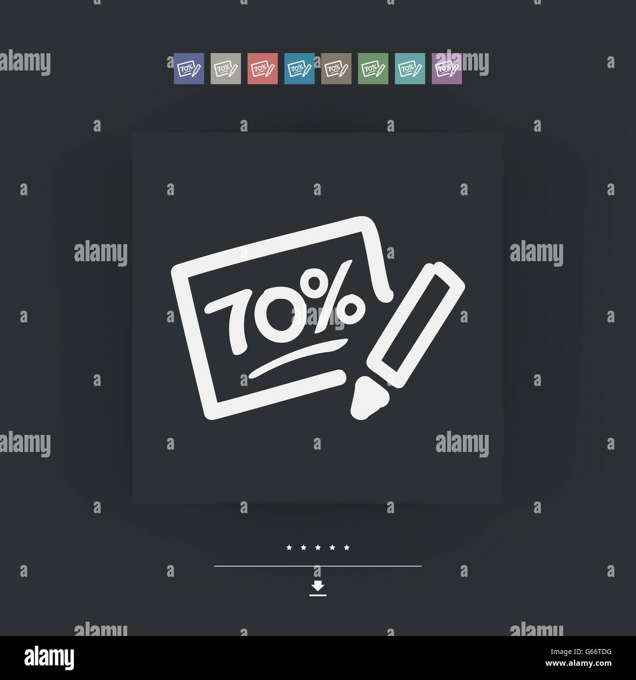 Discount label icon Stock Vector Image & Art - Alamy