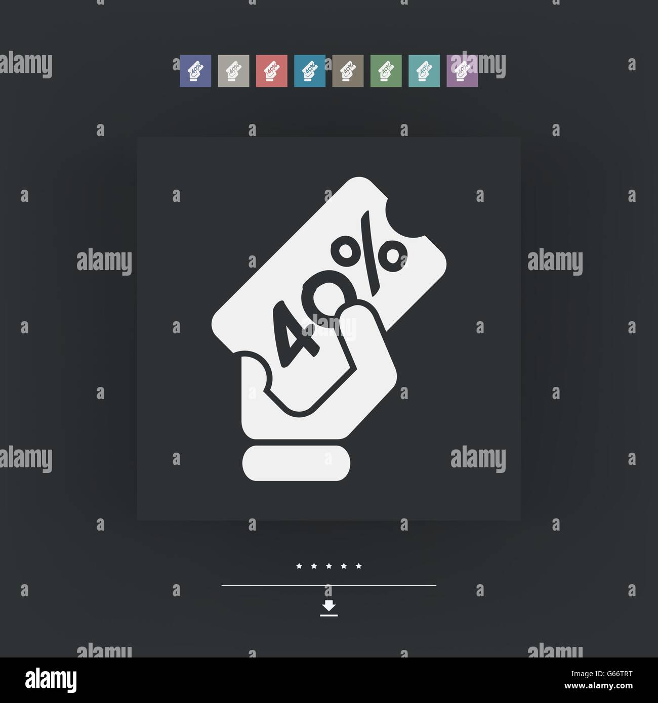 Discount label icon Stock Vector Image & Art - Alamy