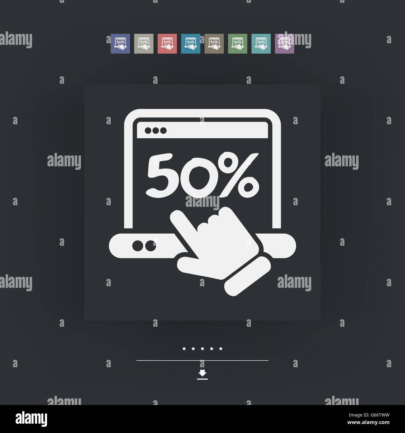 Discount label icon Stock Vector Image & Art - Alamy