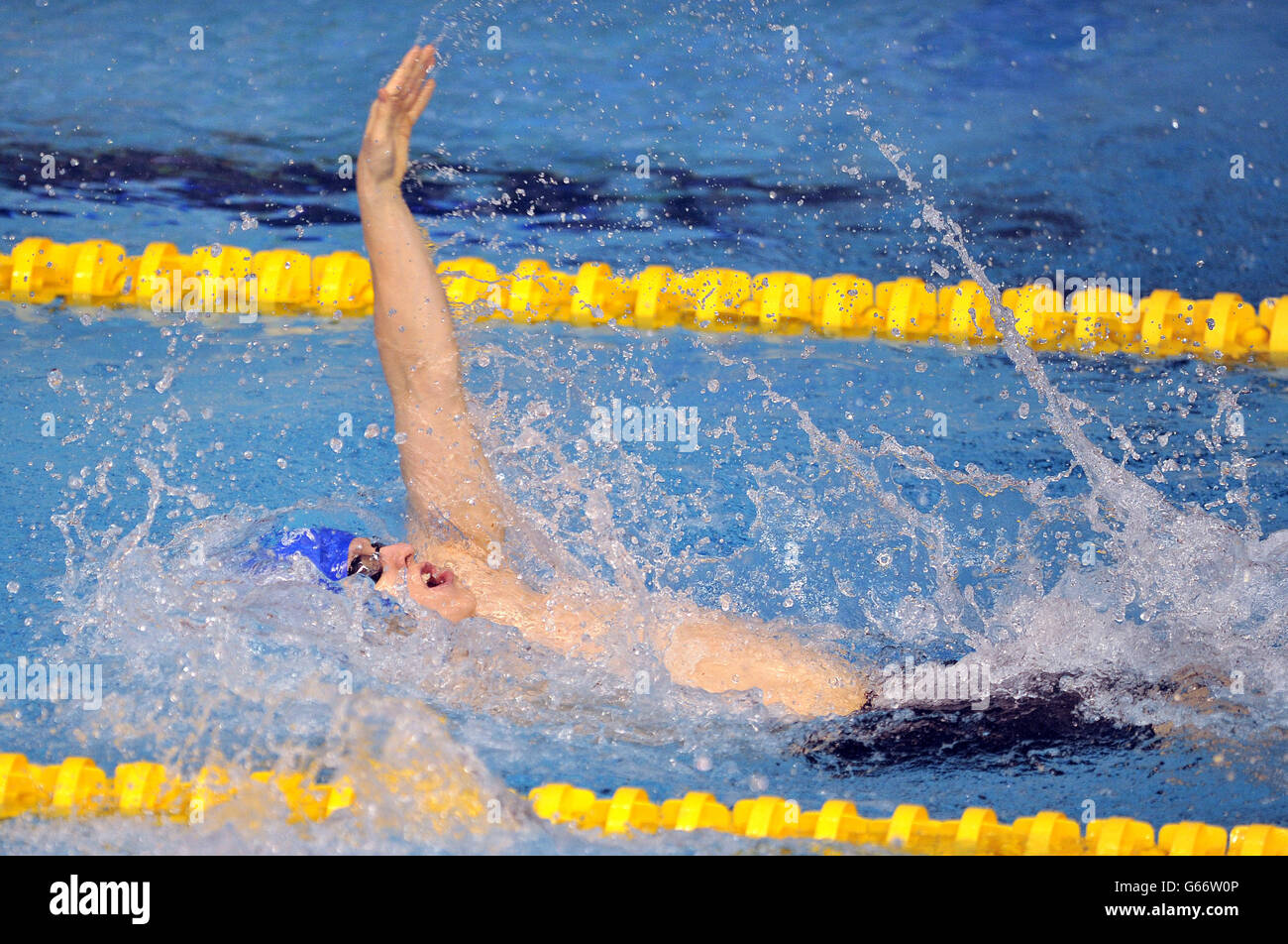 Daniel Wallace of Warrender in action during the Mens Open 200m IM Semi ...
