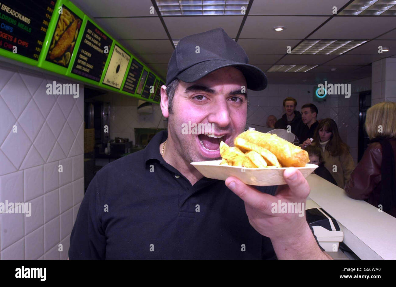 First fish and chip shop hi-res stock photography and images - Alamy