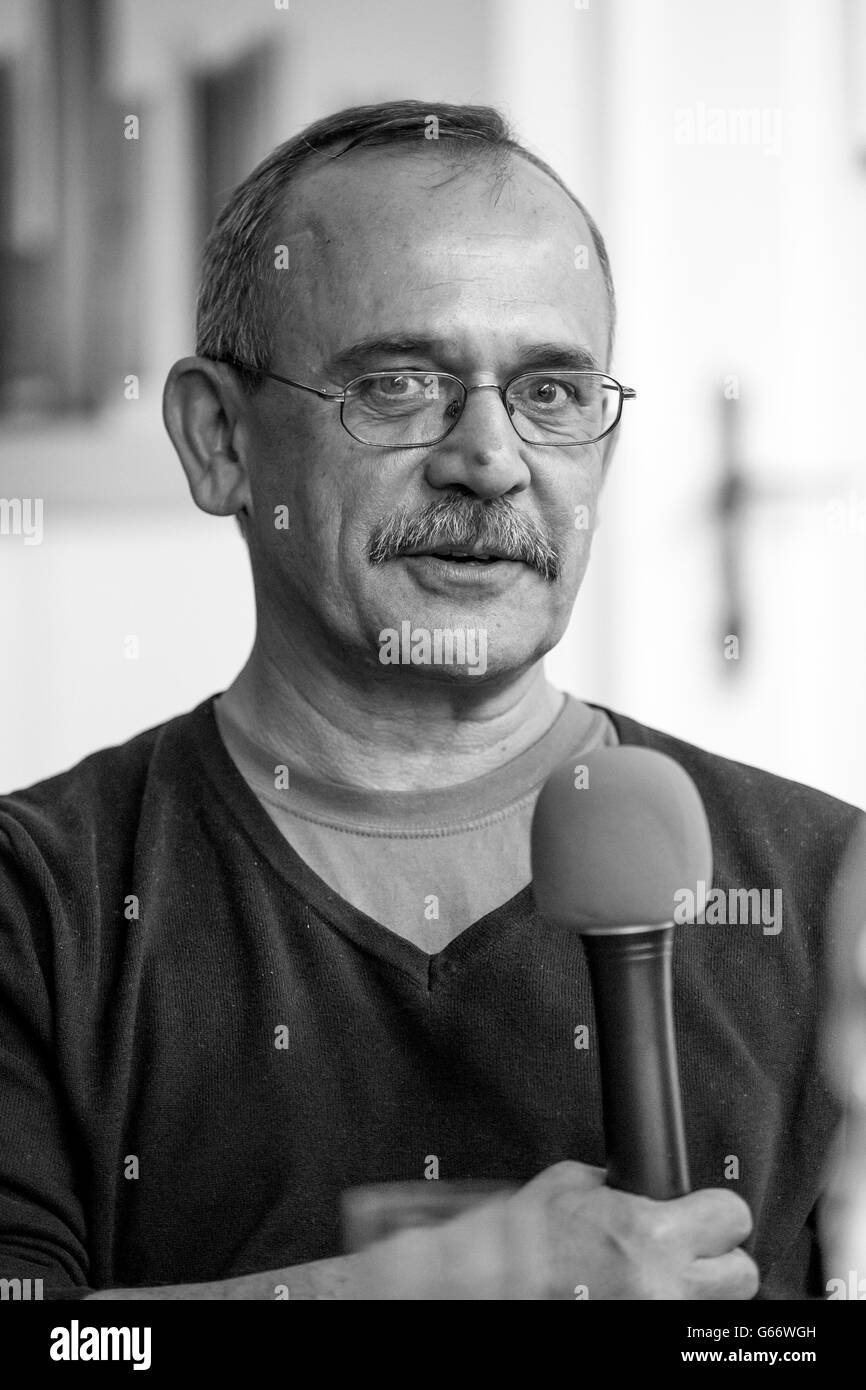 Wojciech Jagielski, acclaimed writer and war reporter lecture Stock ...