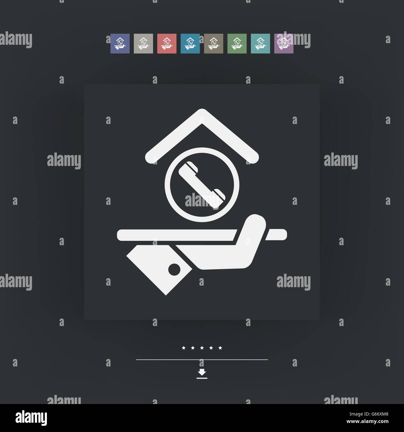 Hotel icon hotel website button Stock Vector Images - Alamy