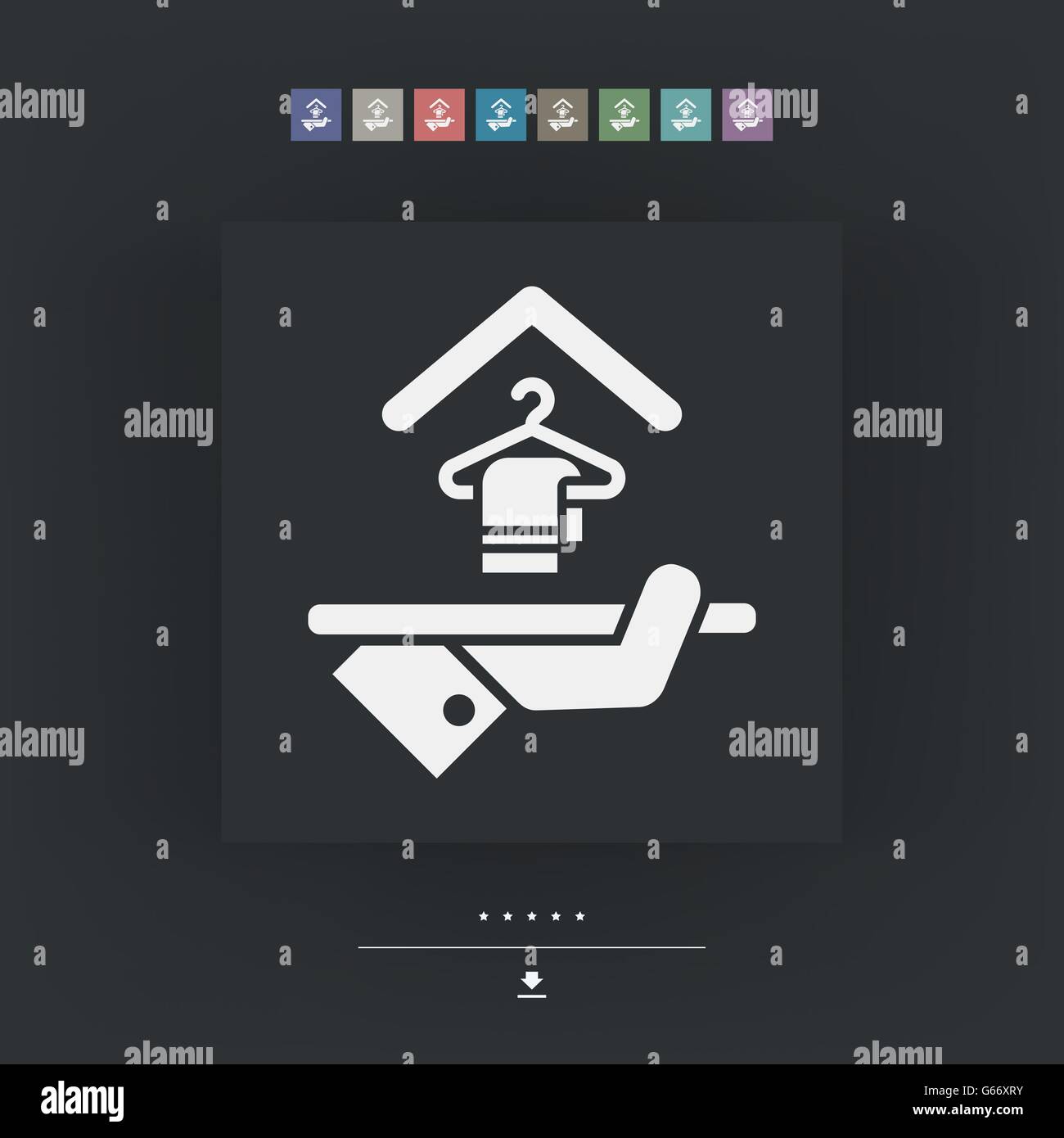Hotel icon. Room service Stock Vector Image & Art - Alamy