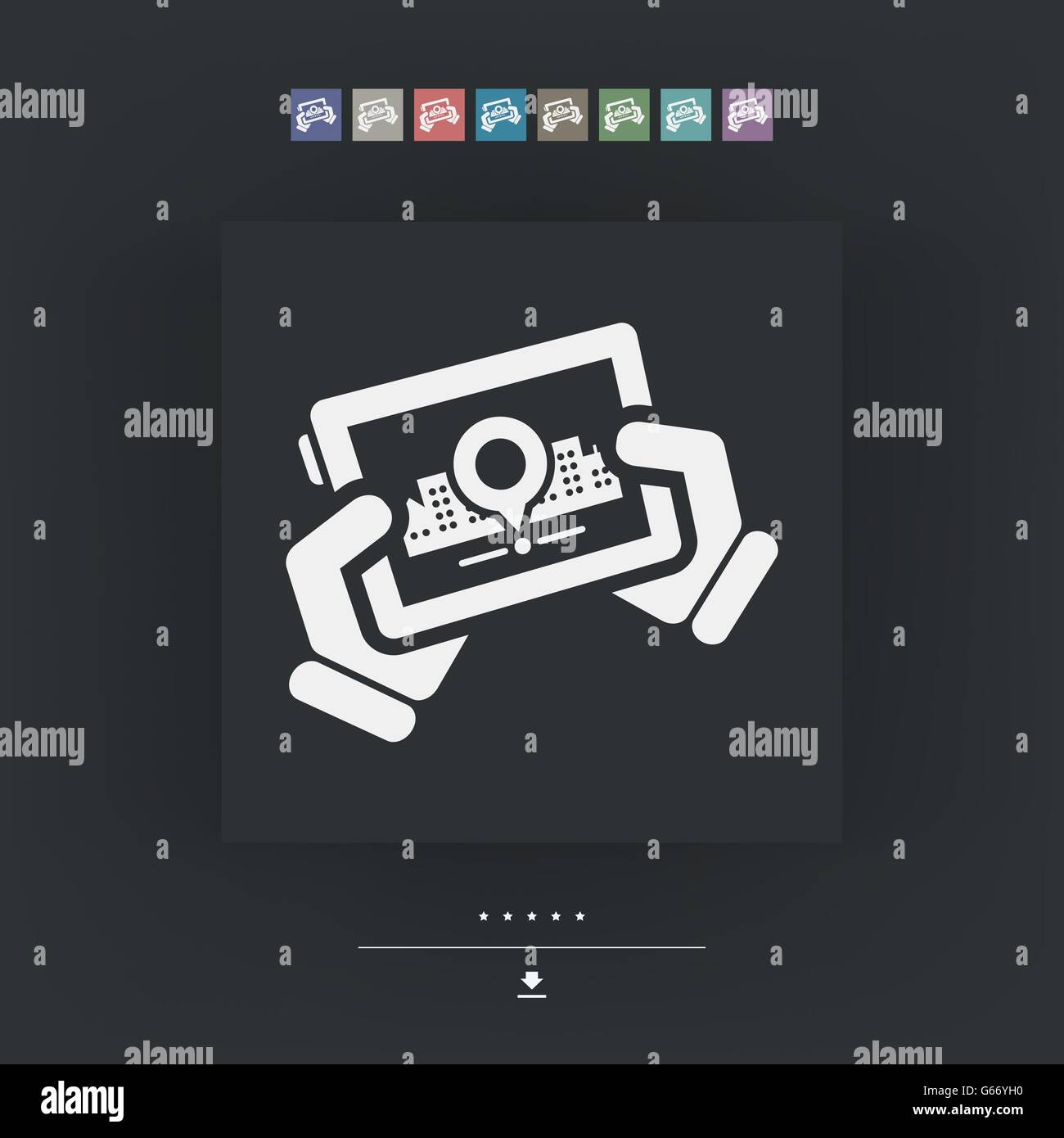 City map icon Stock Vector Image & Art - Alamy