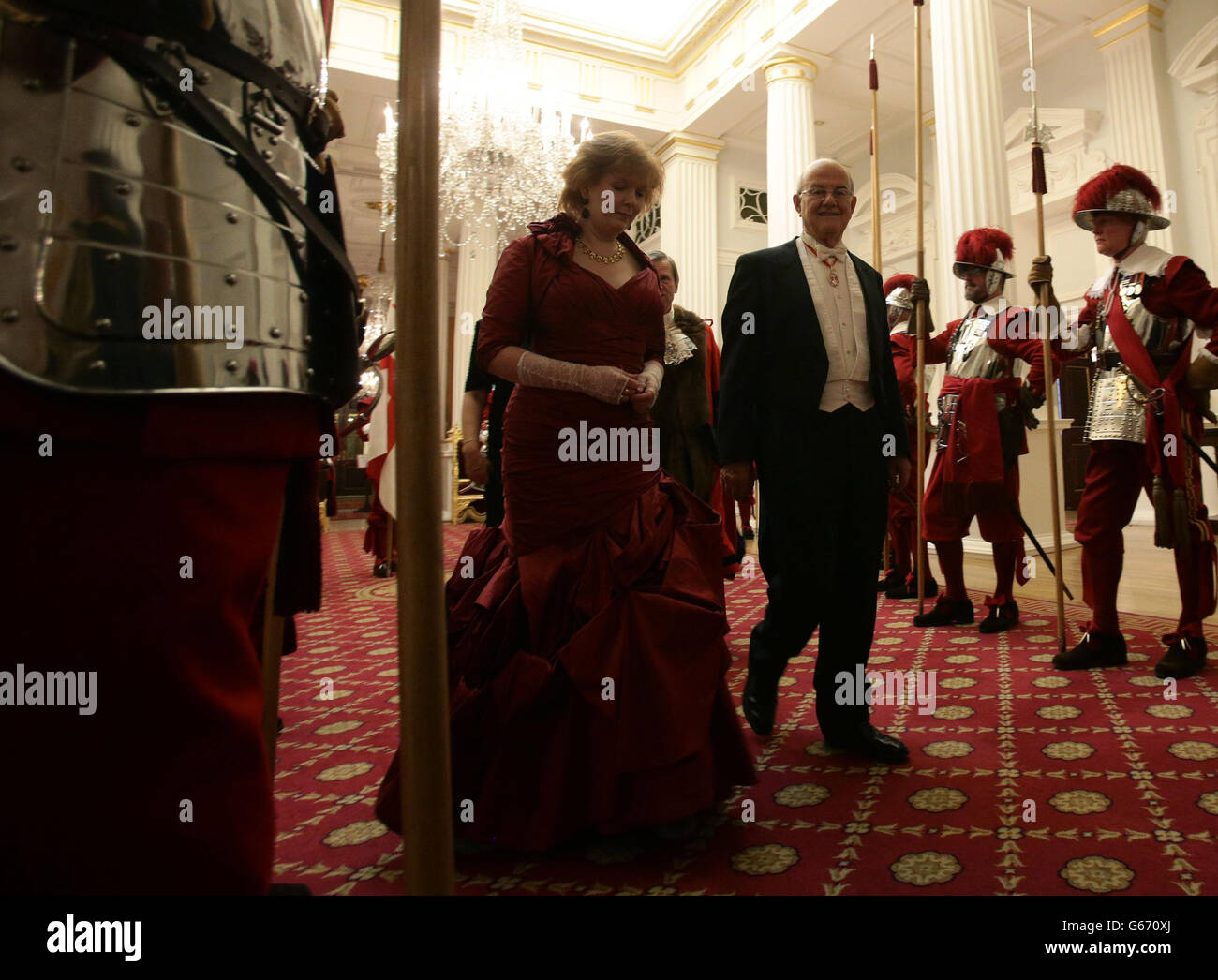 The Lady Mayoress and Lord Judge, the Lord Chief Justice attending the ...