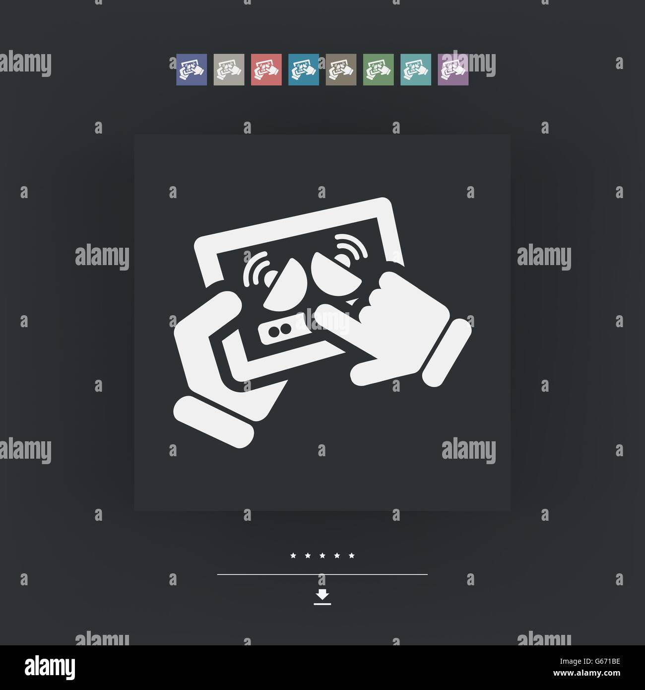 Touch signal Stock Vector Images - Alamy