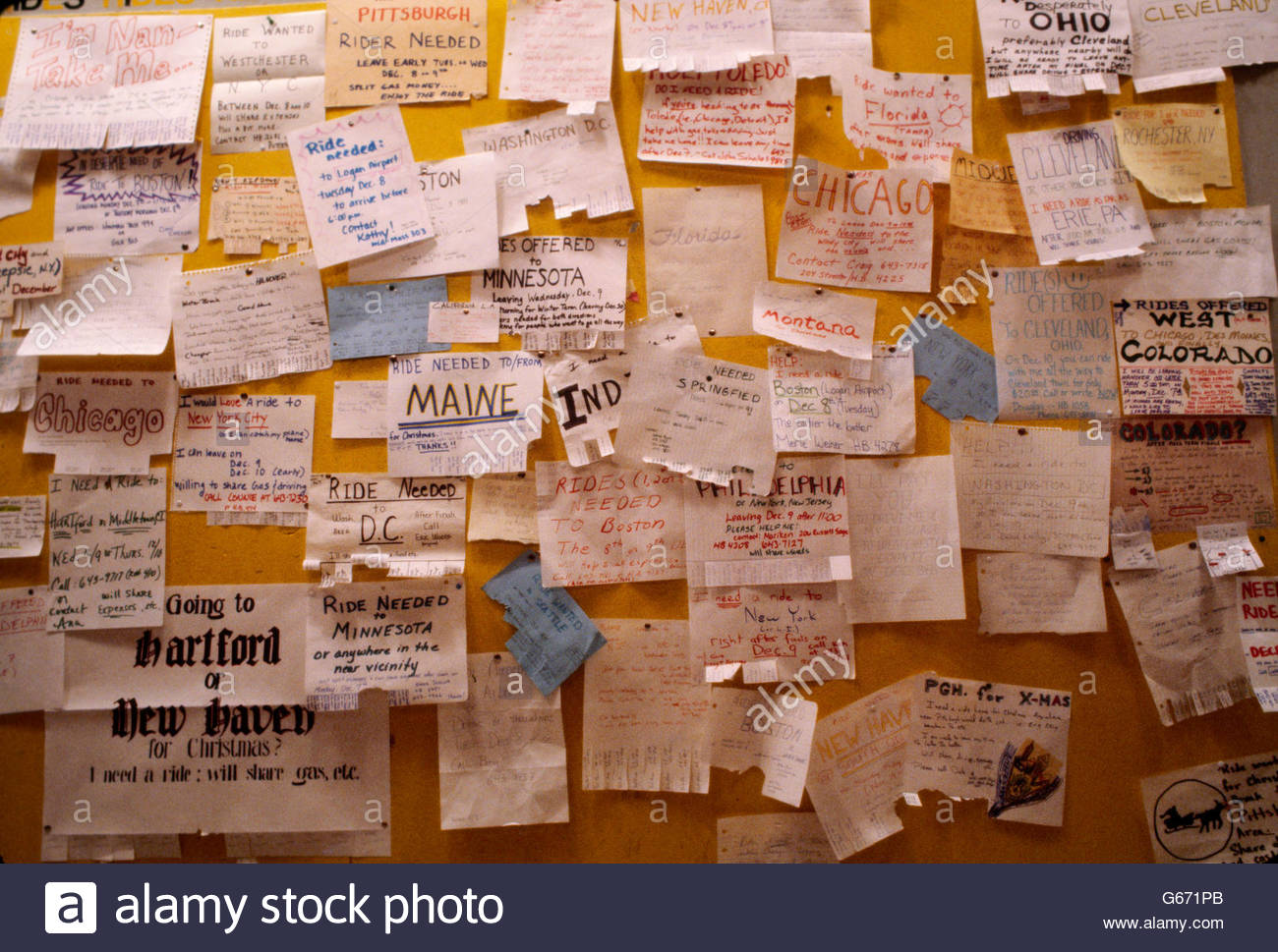 University Students Notice Board Stock Photos & University Students ...