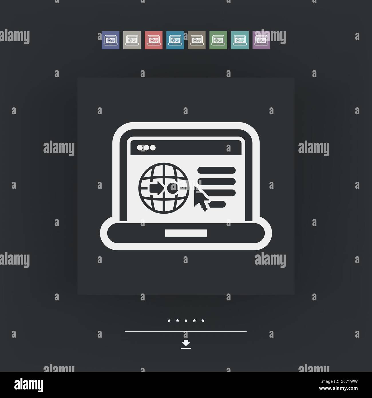 Internet map Stock Vector Images - Alamy