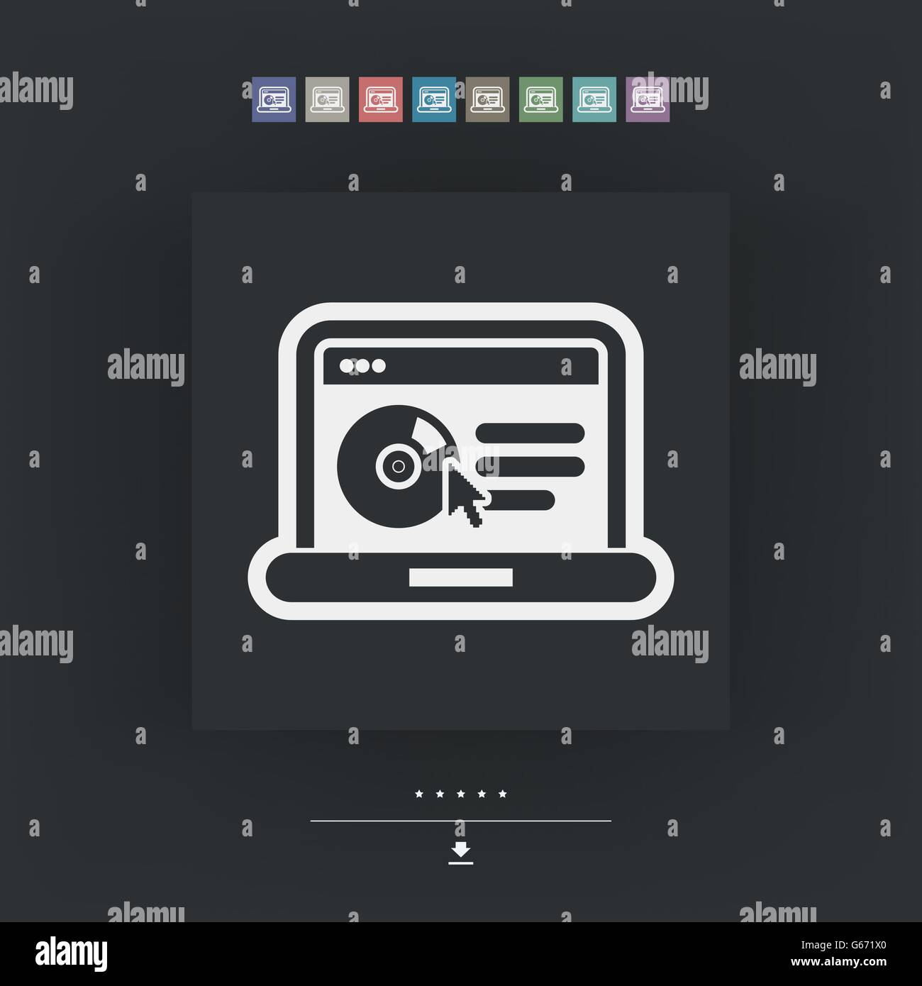 Software digital product Stock Vector Images - Alamy