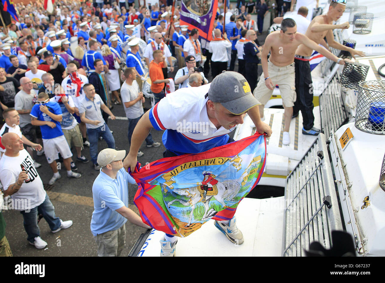 Twelfth of July commemorations Stock Photo - Alamy