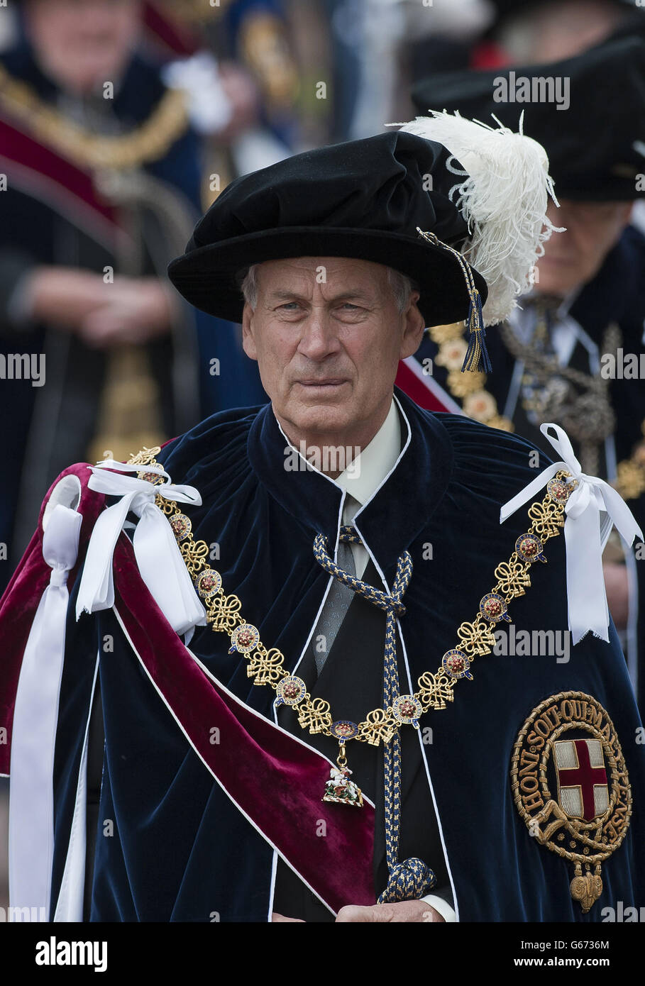 Royal Garter procession Stock Photo - Alamy