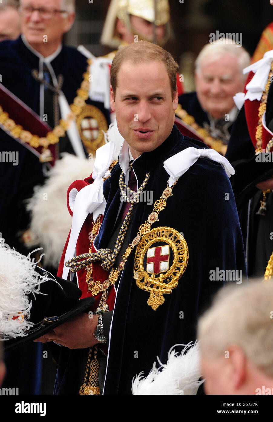 Royal Garter procession Stock Photo - Alamy