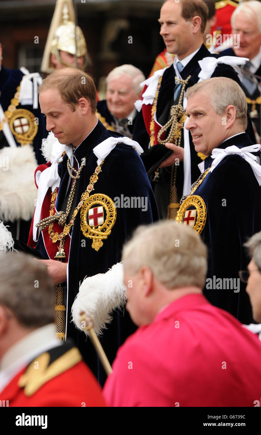 Royal Garter procession Stock Photo - Alamy