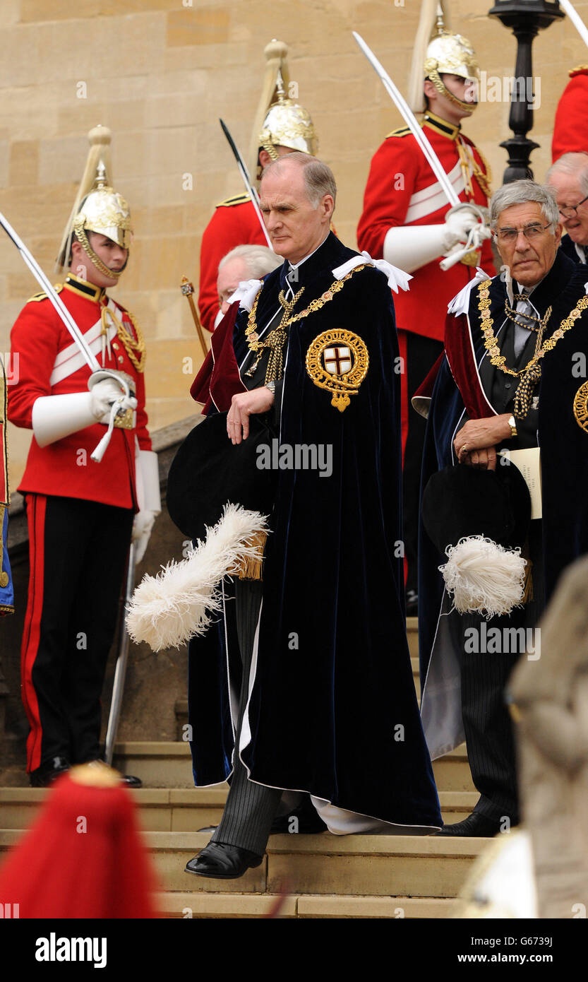 Royal Garter procession Stock Photo - Alamy