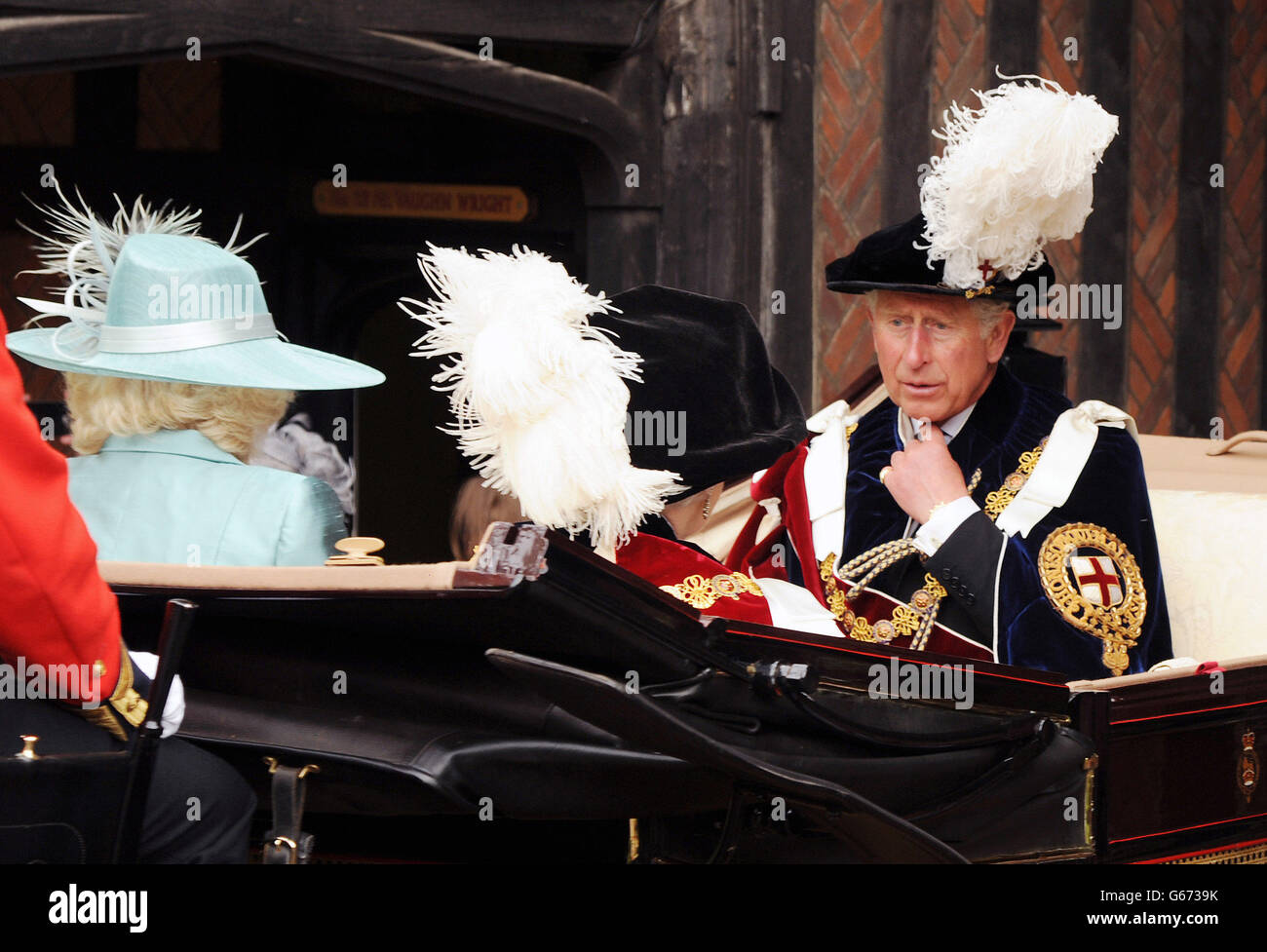 Royal Garter procession Stock Photo - Alamy
