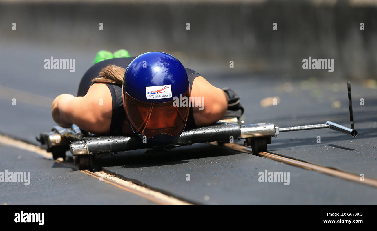 Skeleton - Team GB Media Day - Bath University Stock Photo - Alamy