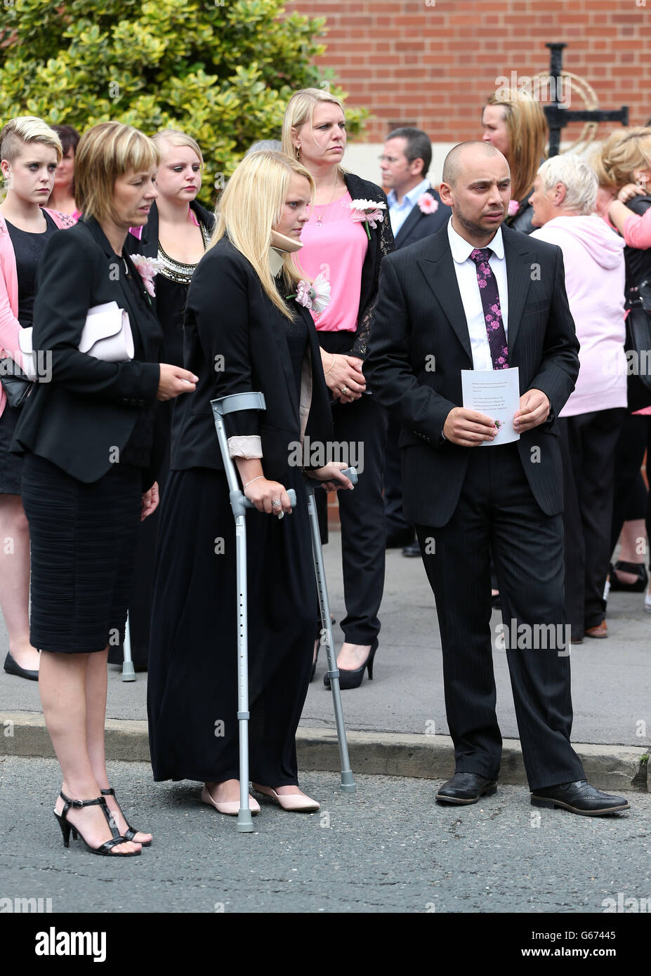 Beth Jones funeral Stock Photo - Alamy
