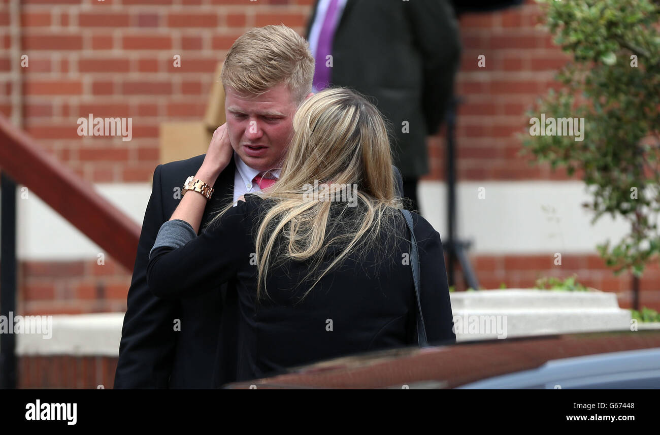 Beth Jones funeral Stock Photo - Alamy
