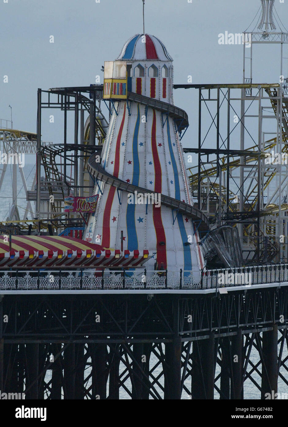 Brighton Pier Fire High Resolution Stock Photography and Images - Alamy