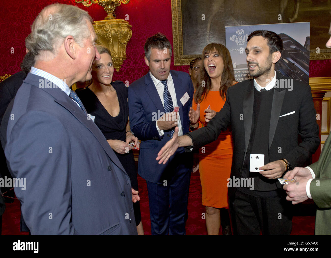 Princes Trust reception Stock Photo - Alamy