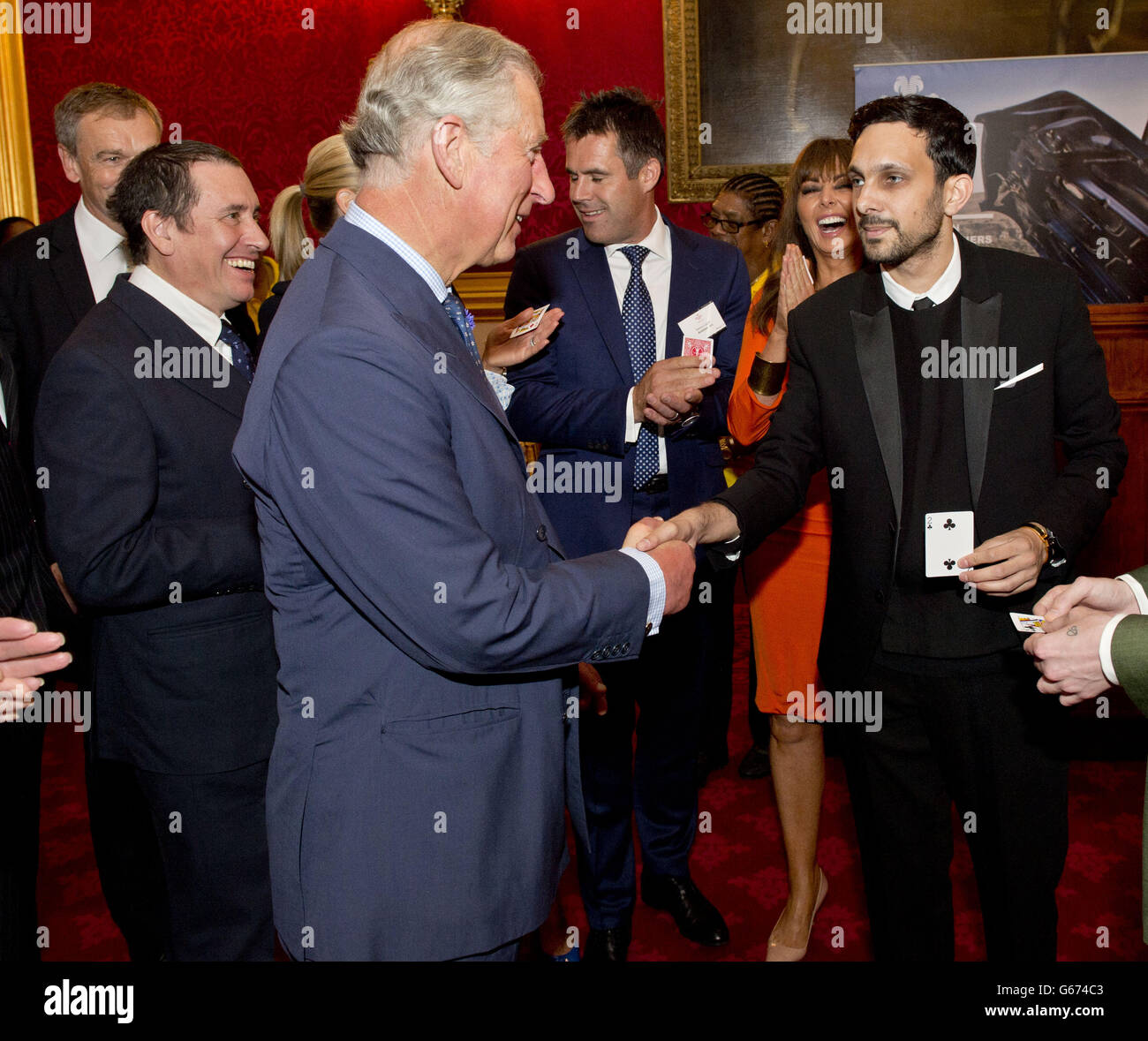 Princes Trust reception Stock Photo - Alamy