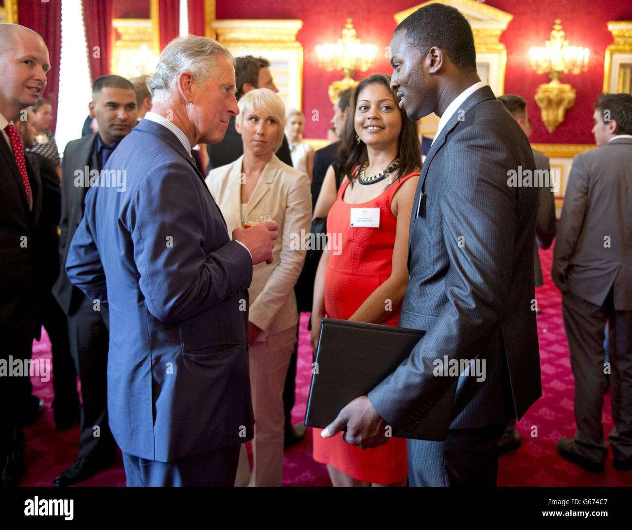 Princes Trust reception Stock Photo - Alamy
