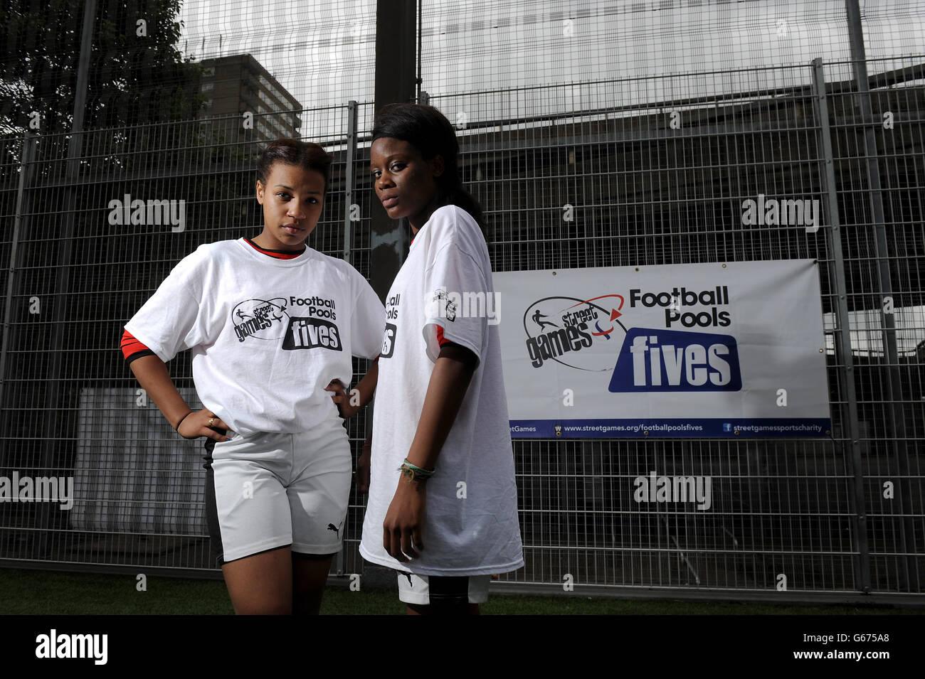 Sport - StreetGames Football Pools Fives - London. Young women take ...