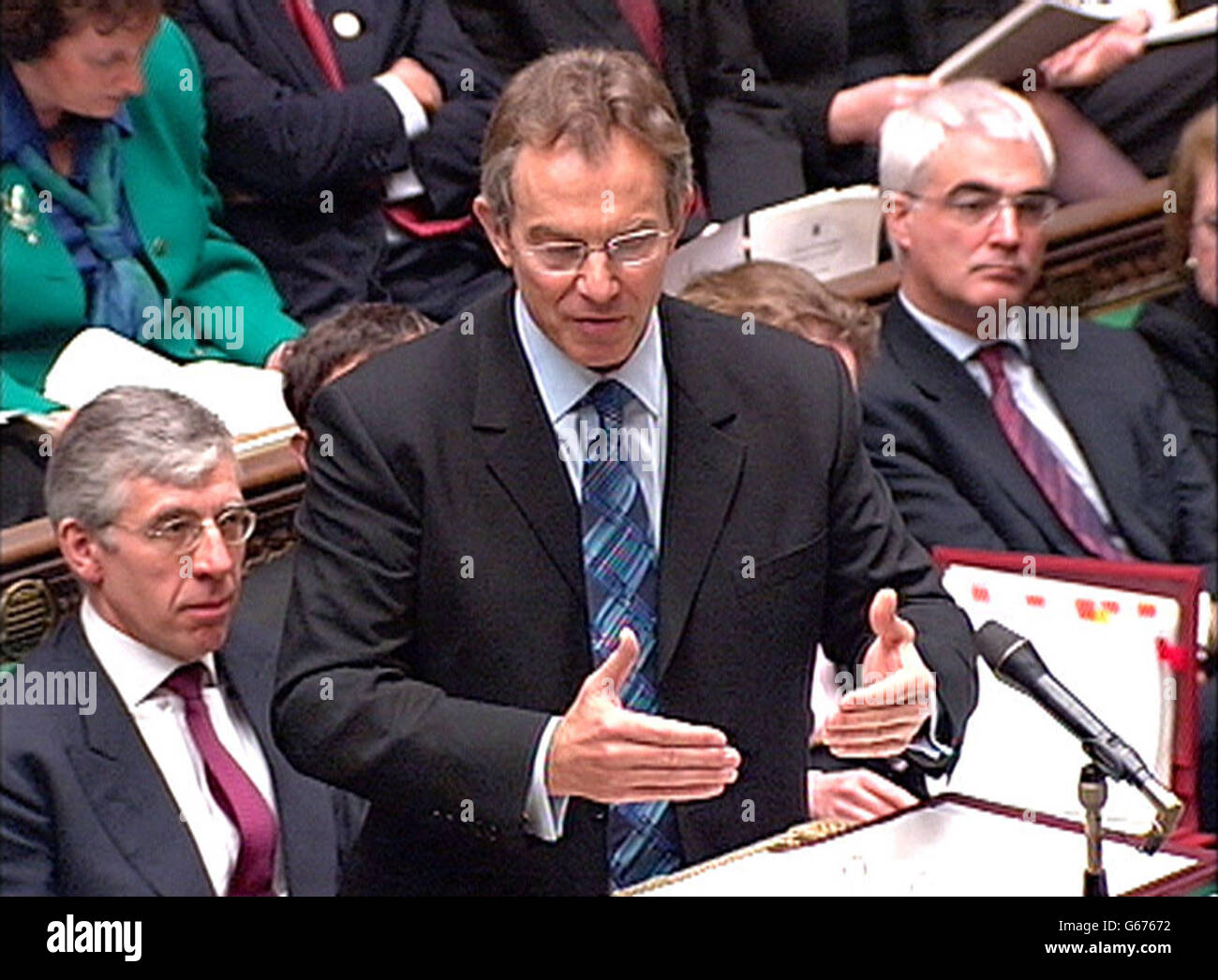 Blair prime ministers question time hi-res stock photography and images ...